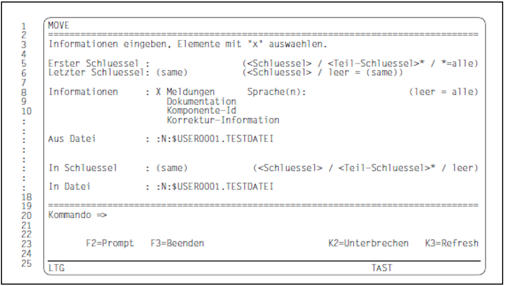 Betriebssystem BS2000 OS DX V1.0B (de)