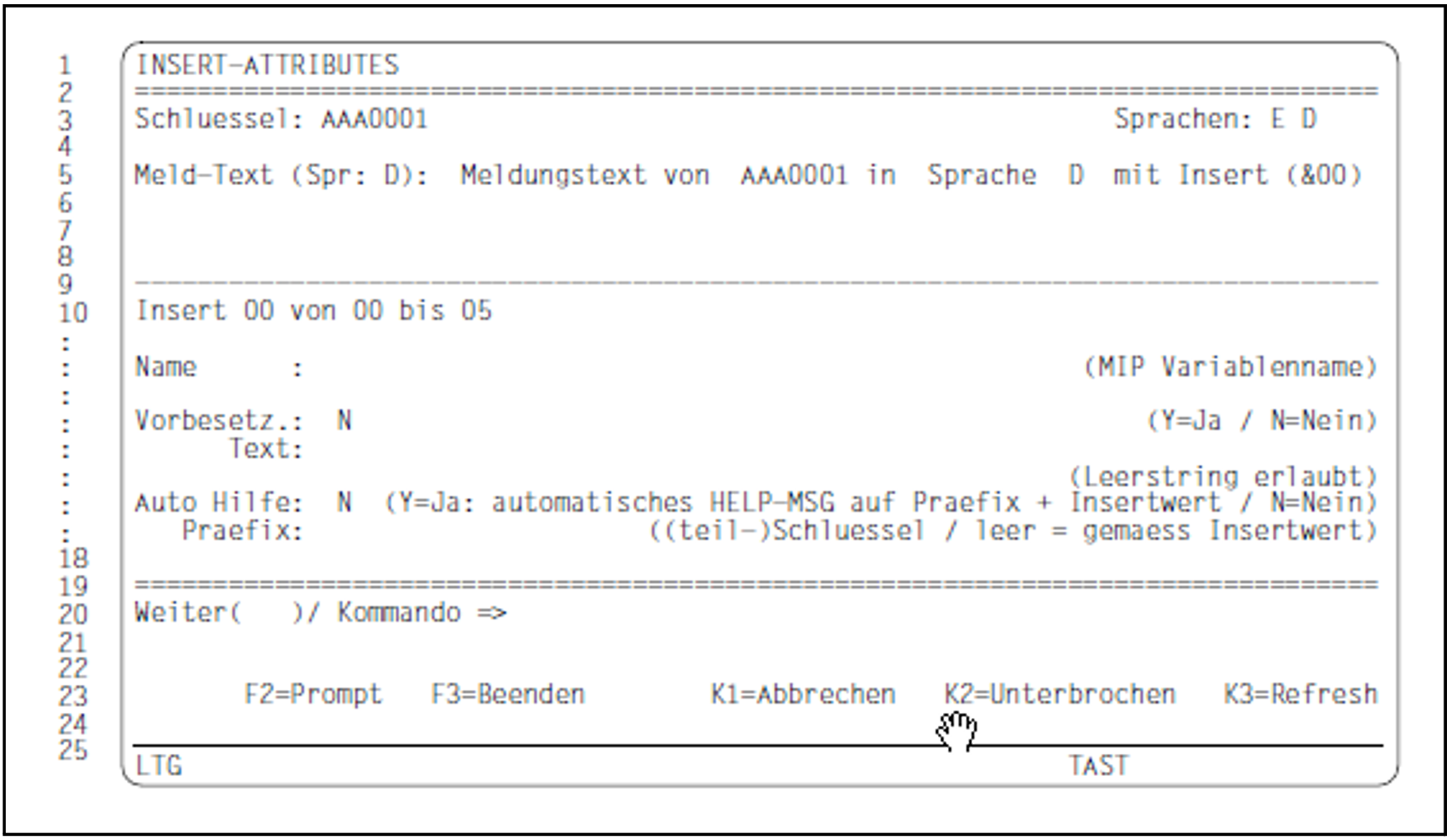 Betriebssystem BS2000 OS DX V1.0B (de)